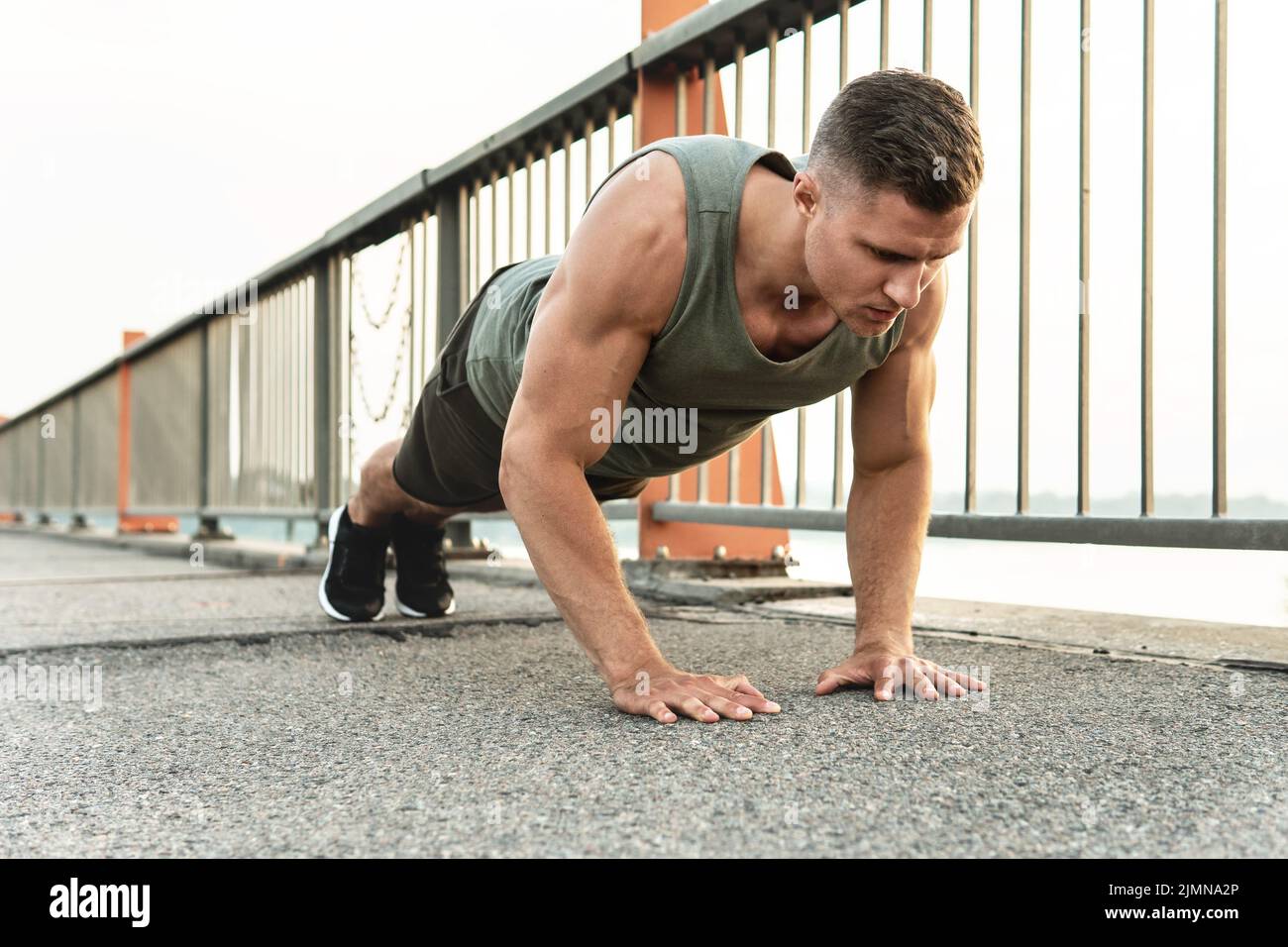 Strong man muscular street hi-res stock photography and images - Alamy