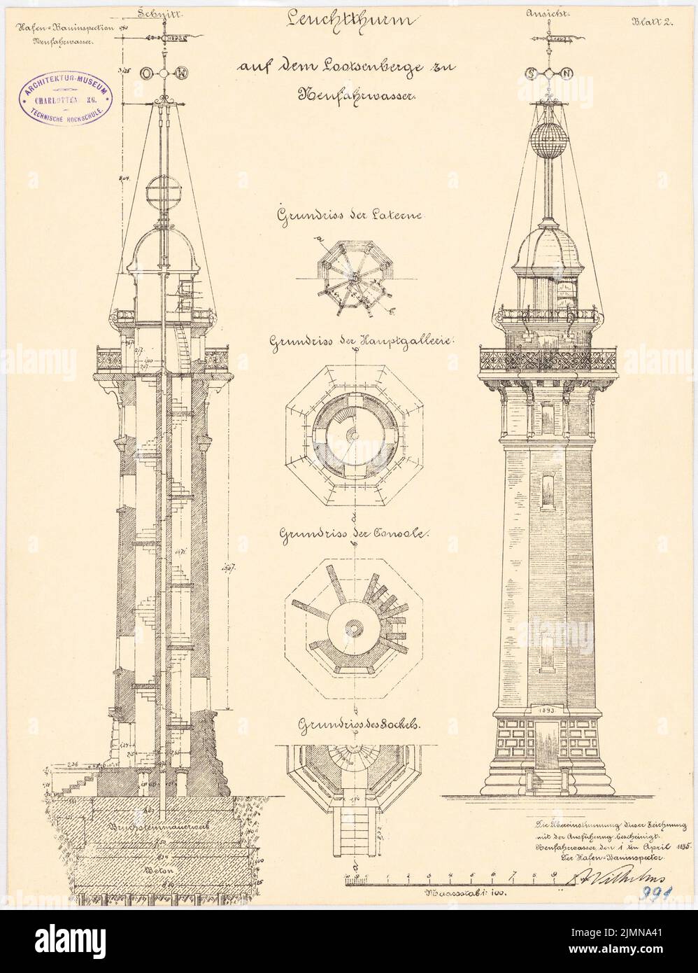 Lighthouse Blueprints Plans