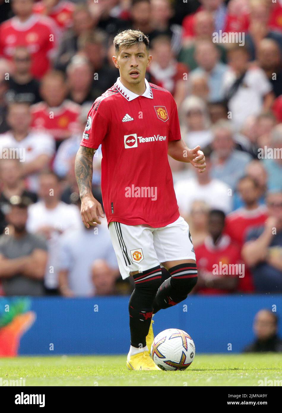 Manchester United's Lisandro Martinez during the Premier League match ...