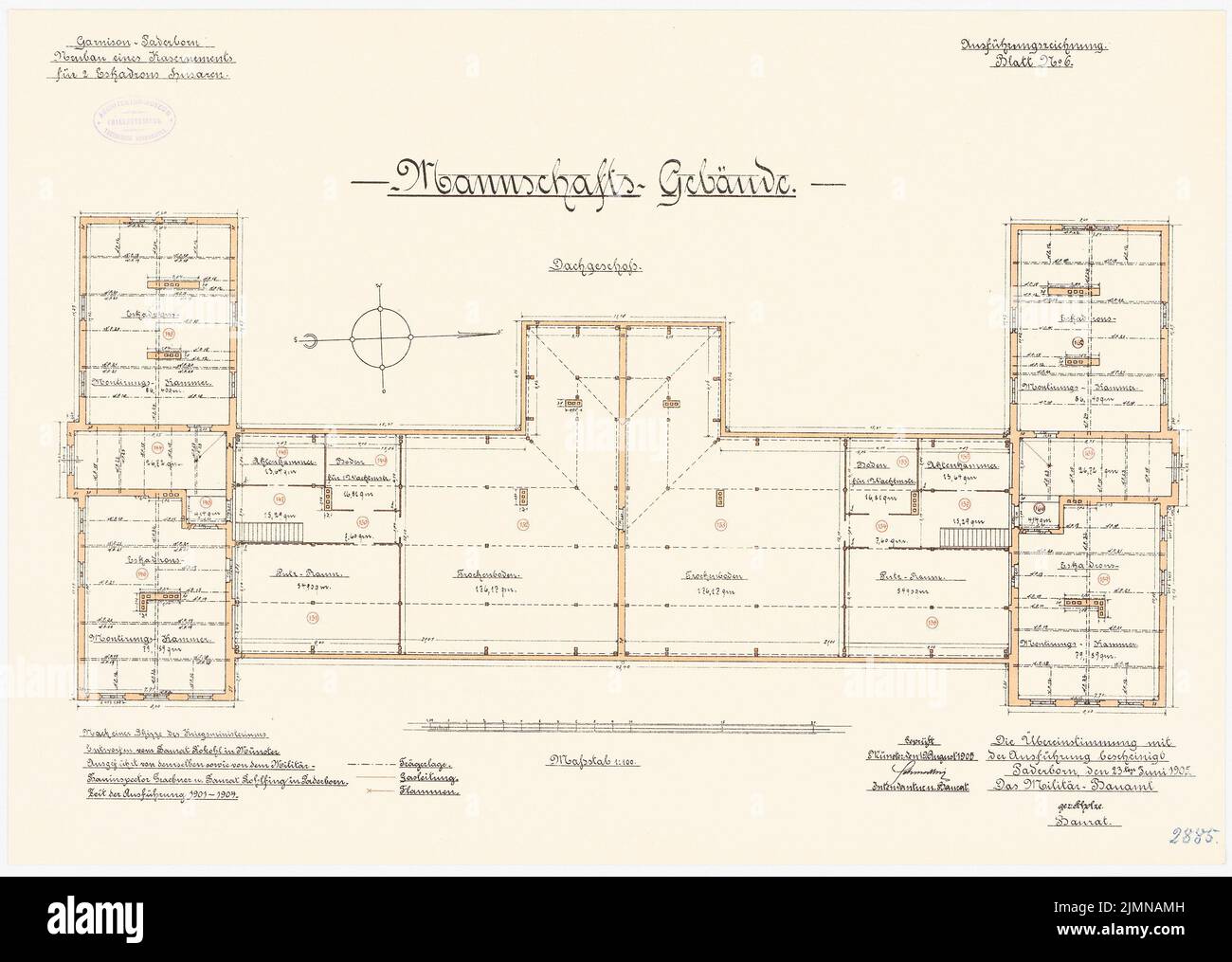 100 lithograph color military german architecture historic drawing ...