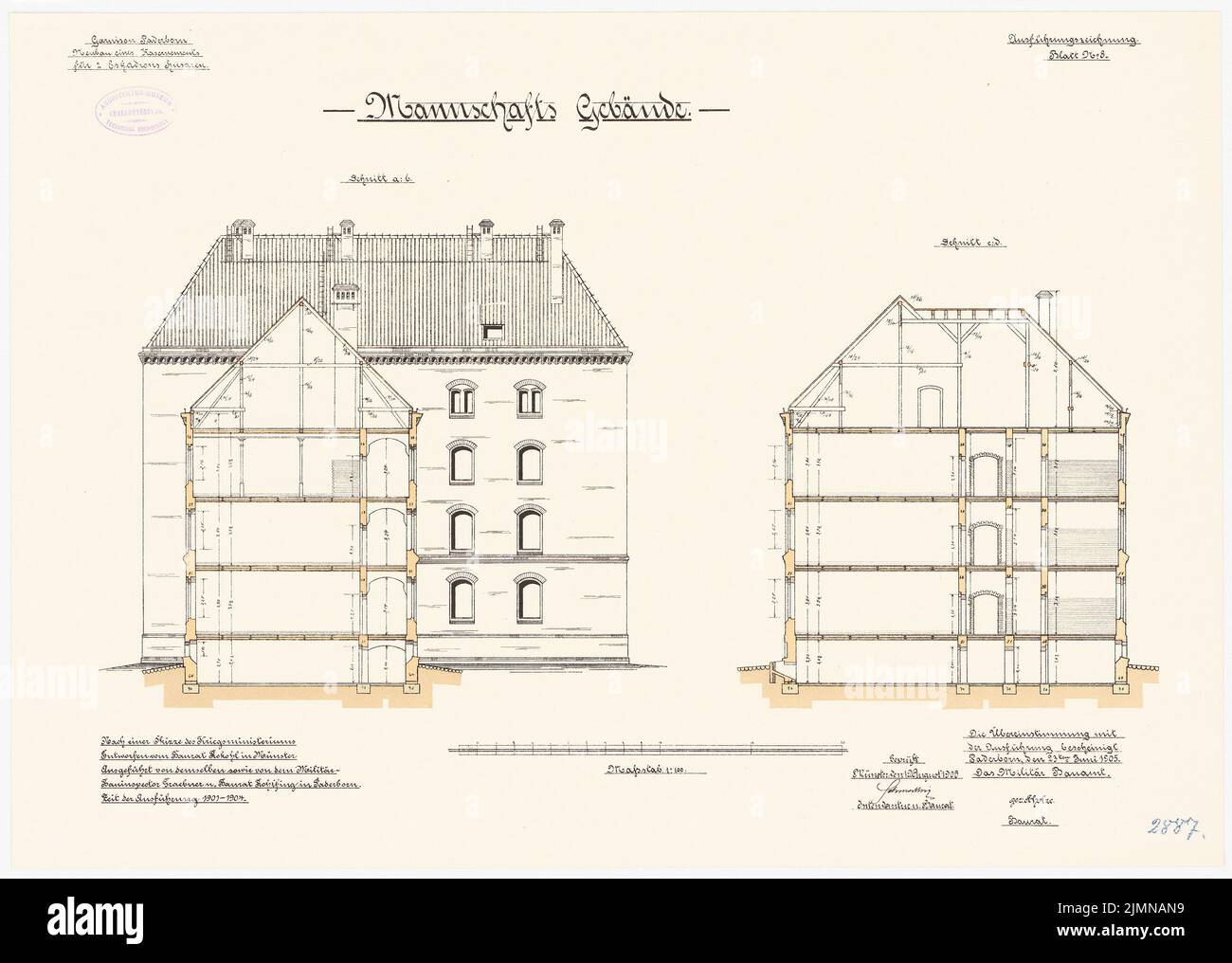 Paderborn and barracks Cut Out Stock Images & Pictures - Alamy