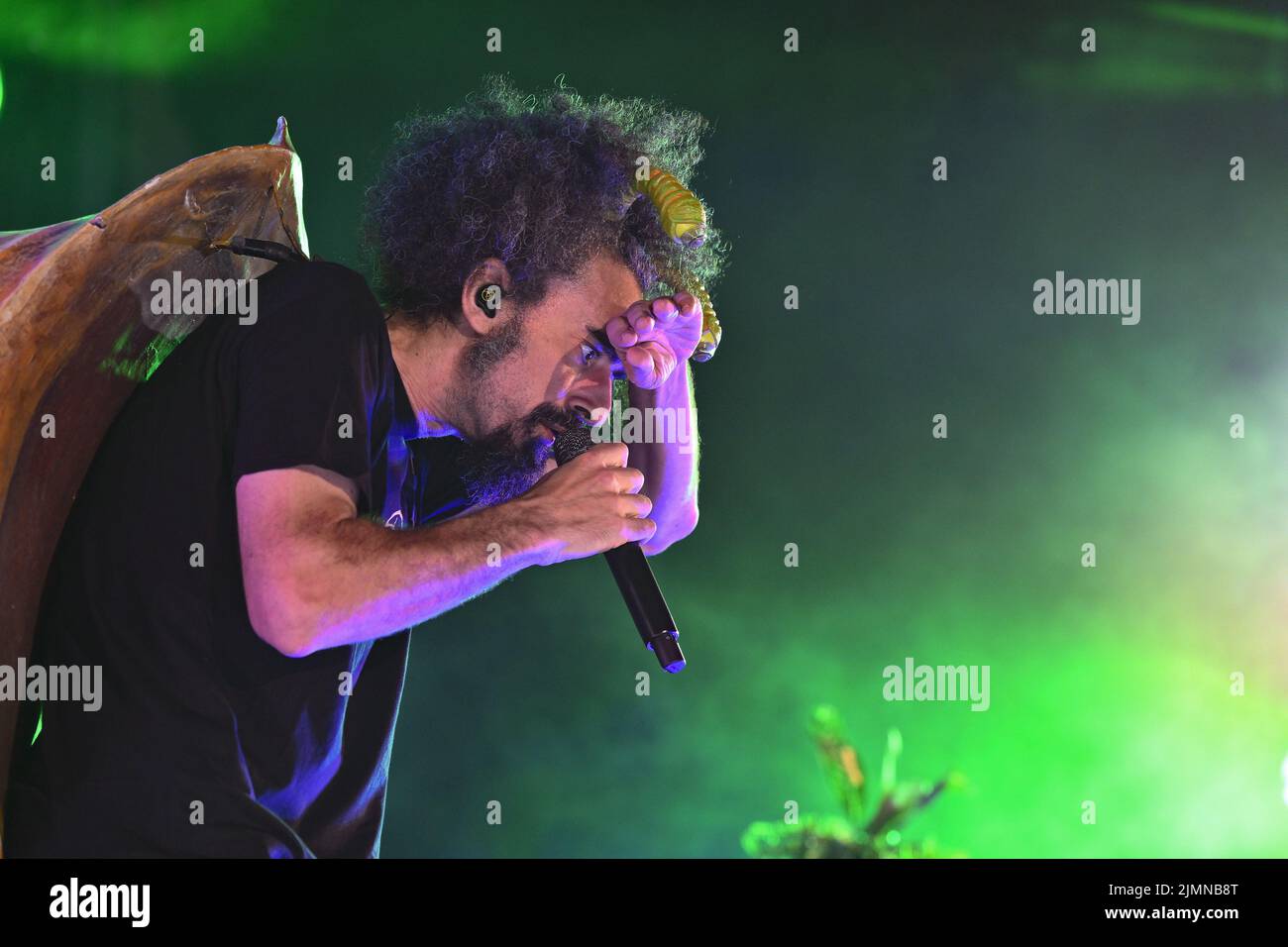 Caparezza during the Concert Exuvia Tour 2022, 6th August 2022, at Zoo ...