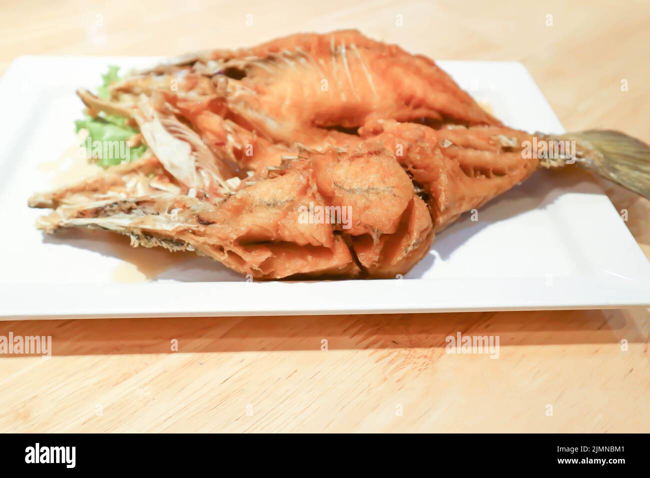 fried fish ,deep fried fish or fried striped bass fish Stock Photo - Alamy