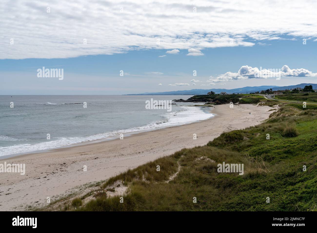 A view of the Playa Llas near Foz in Galicia Stock Photo - Alamy