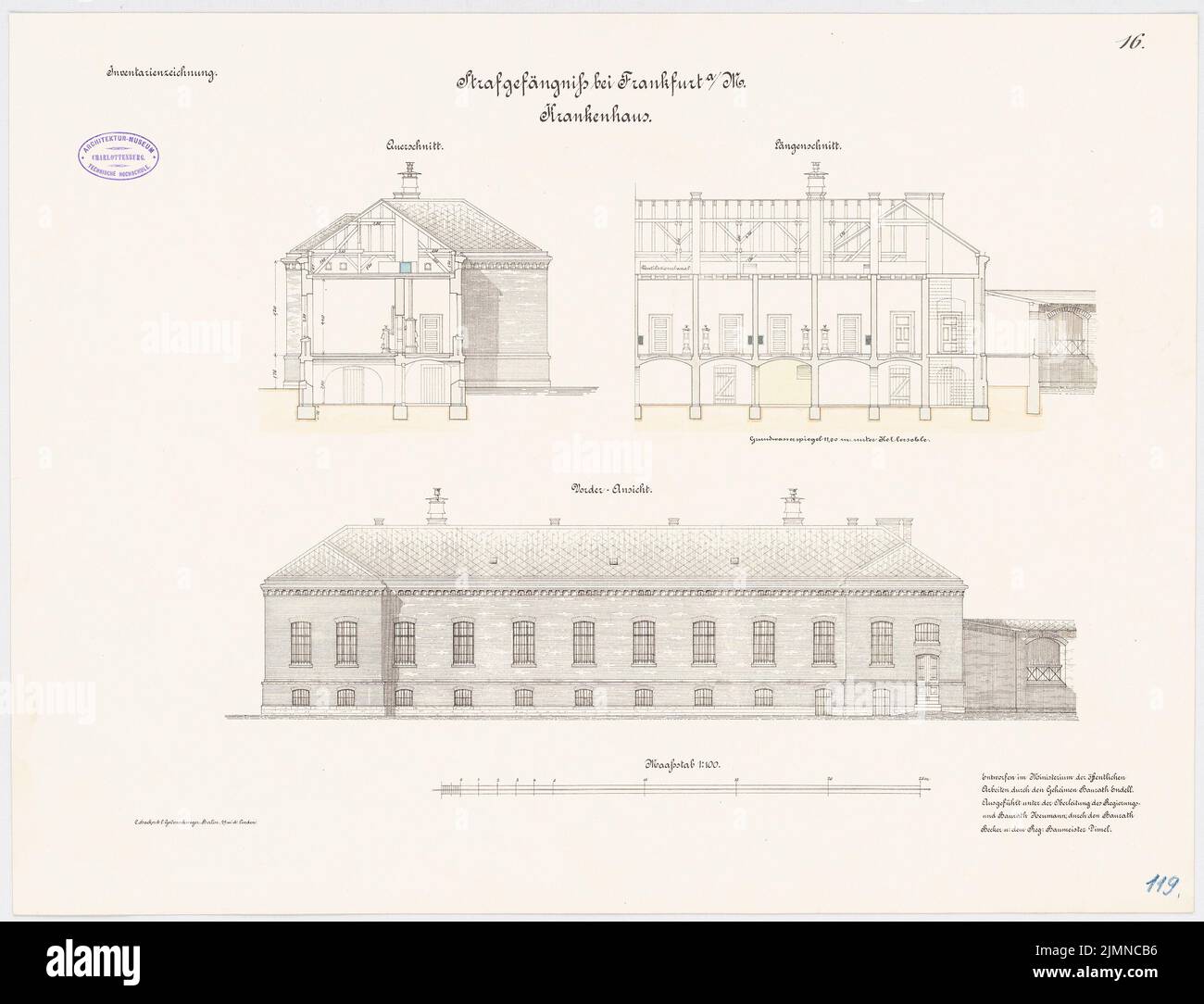 Endell Karl Friedrich (1843-1891), penalty prison in Frankfurt/Main ...