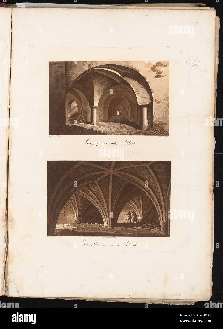 Gilly Friedrich (1772-1800), Marienburg Castle in Prussia. Viewed ...