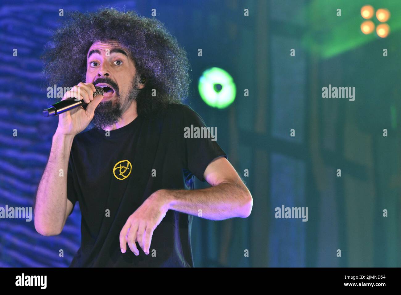 Caparezza during the Concert Exuvia Tour 2022, 6th August 2022, at Zoo ...