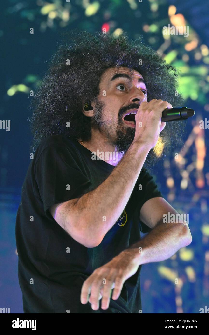 Caparezza during the Concert Exuvia Tour 2022, 6th August 2022, at Zoo ...