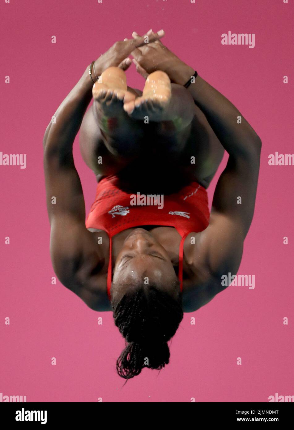 England’s Desharne Bent-Ashmeil in action during the Women’s 3m ...