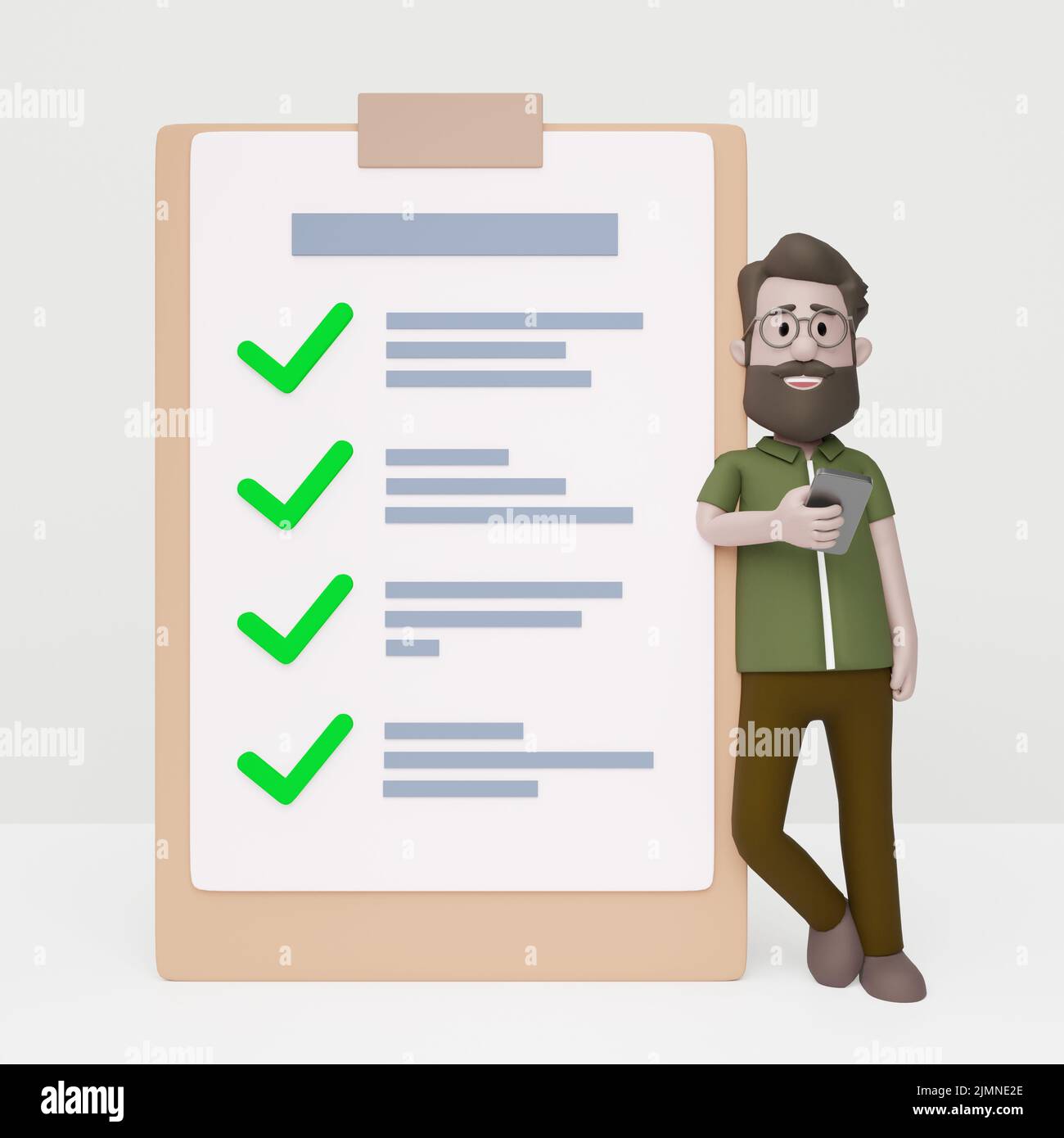Mobile document check list service hi-res stock photography and images ...