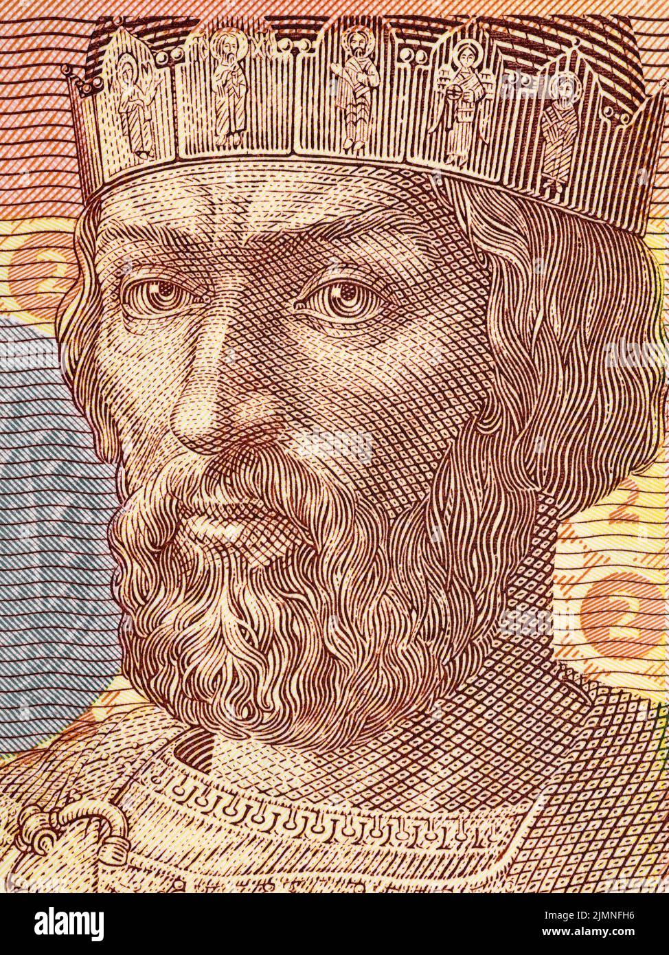 Yaroslav the Wise portrait from Ukrainian money Stock Photo - Alamy