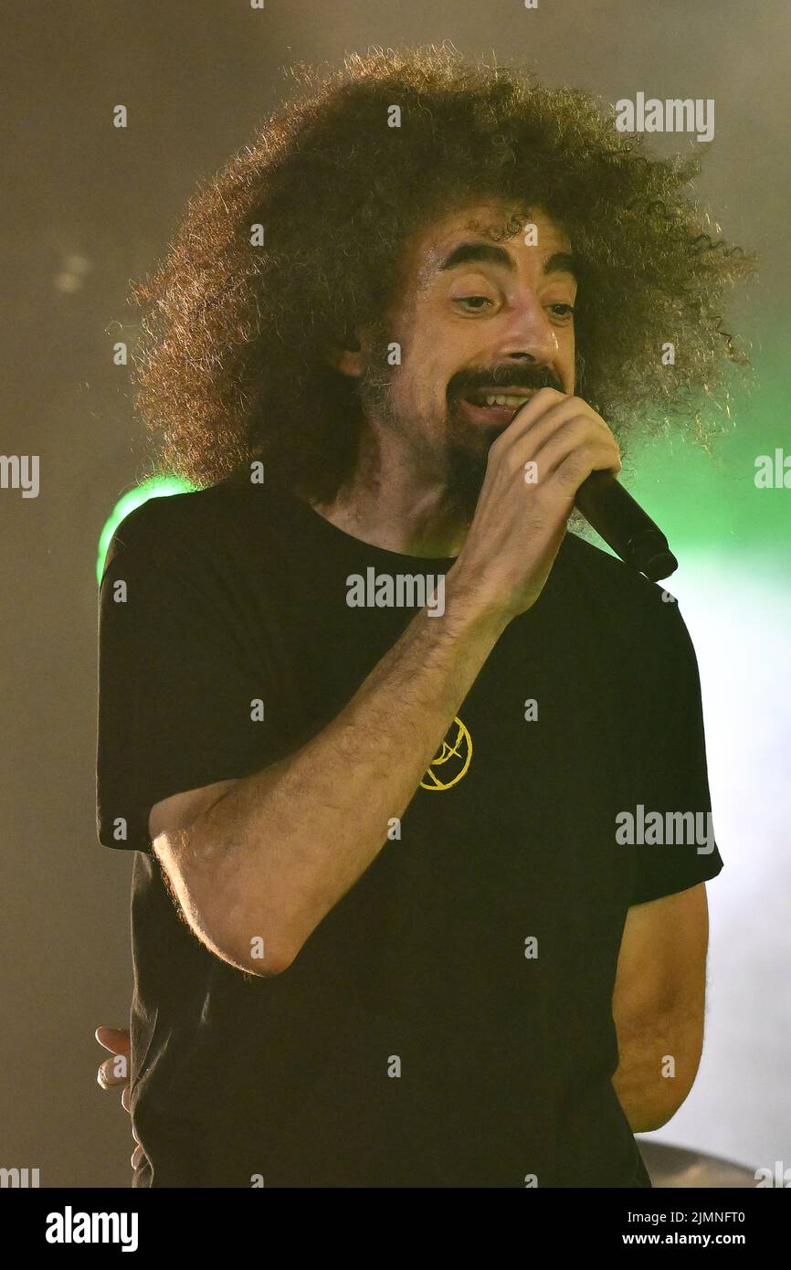 Caparezza during the Concert Exuvia Tour 2022, 6th August 2022, at Zoo ...