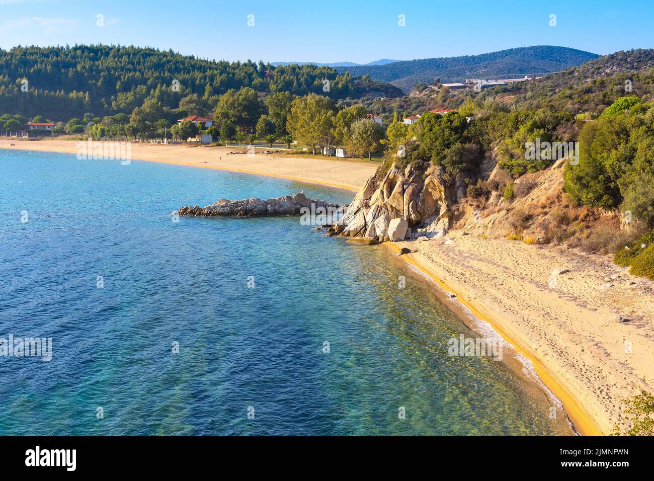 Aerial view sandy wild beach hi-res stock photography and images - Alamy