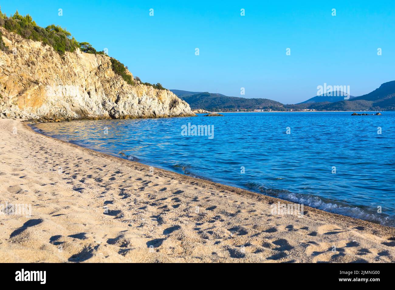 Aerial view sandy wild beach hi-res stock photography and images - Alamy