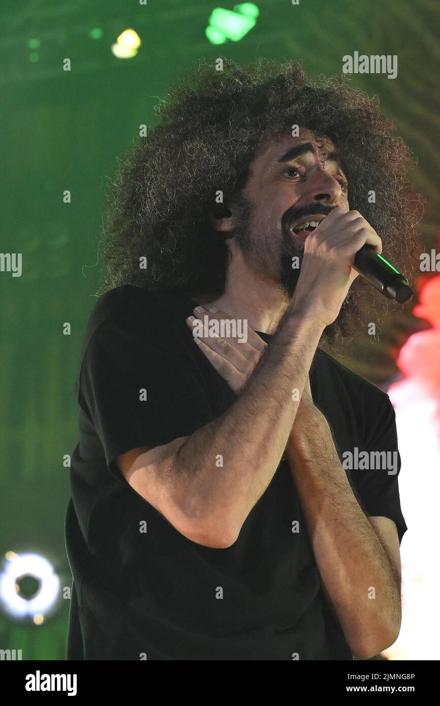 Caparezza during the Concert Exuvia Tour 2022, 6th August 2022, at Zoo ...