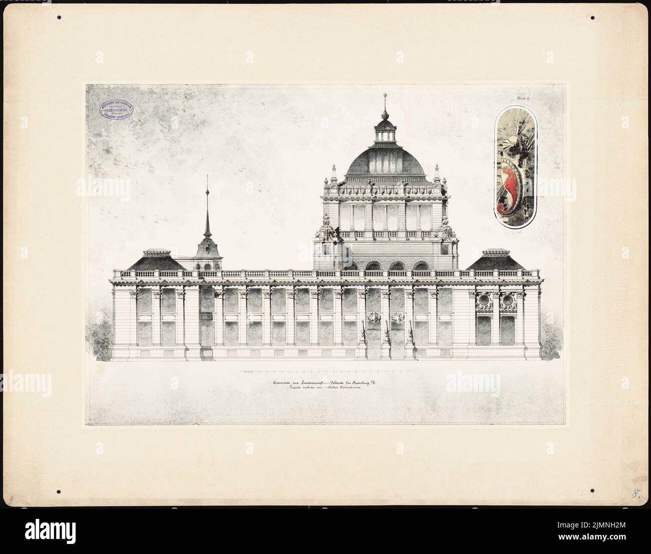 Lissel Paul (1851-1887), State Committee in Strasbourg (1886): Side ...