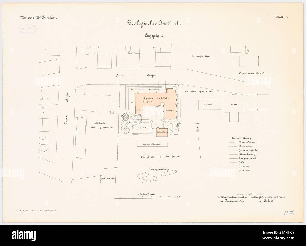 1904 lageplan hi-res stock photography and images - Alamy