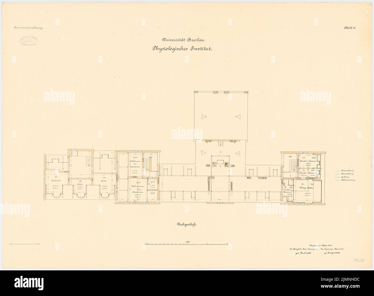 Buchwald Arthur, University, Wroclaw. Medical institutes on Maxstrasse ...