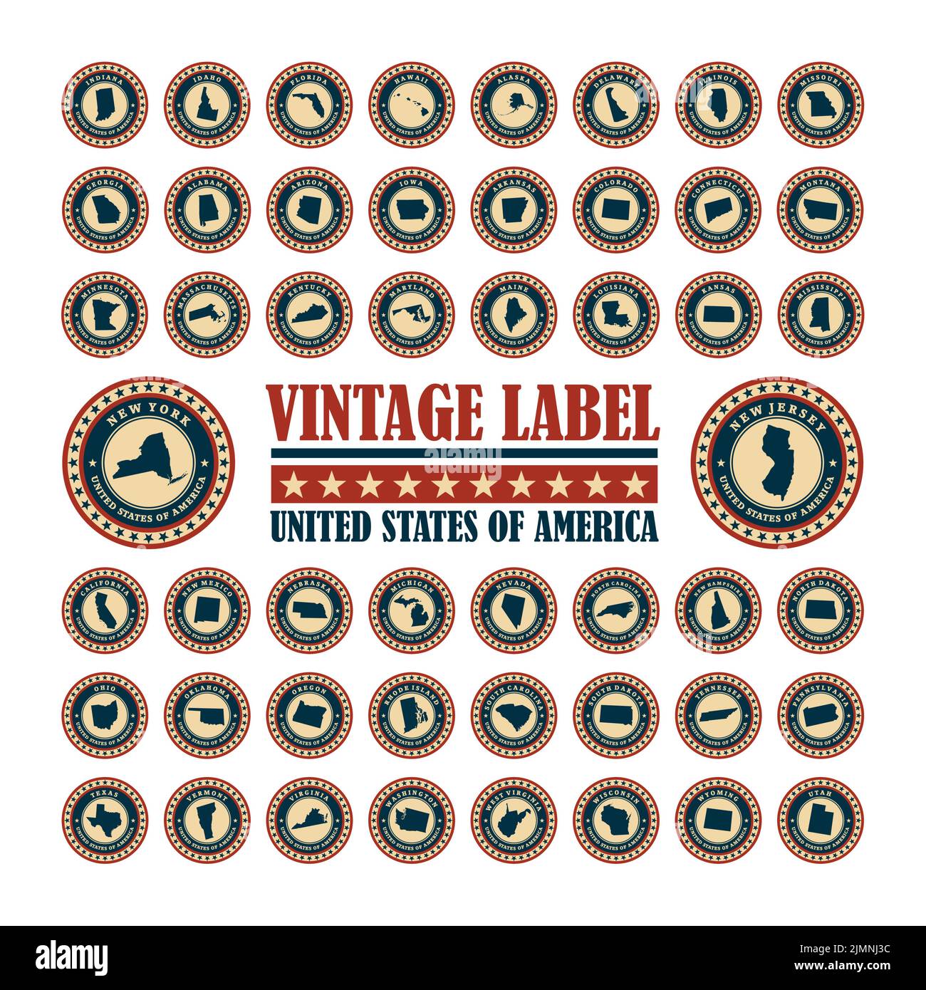Usa map vintage hi-res stock photography and images - Alamy