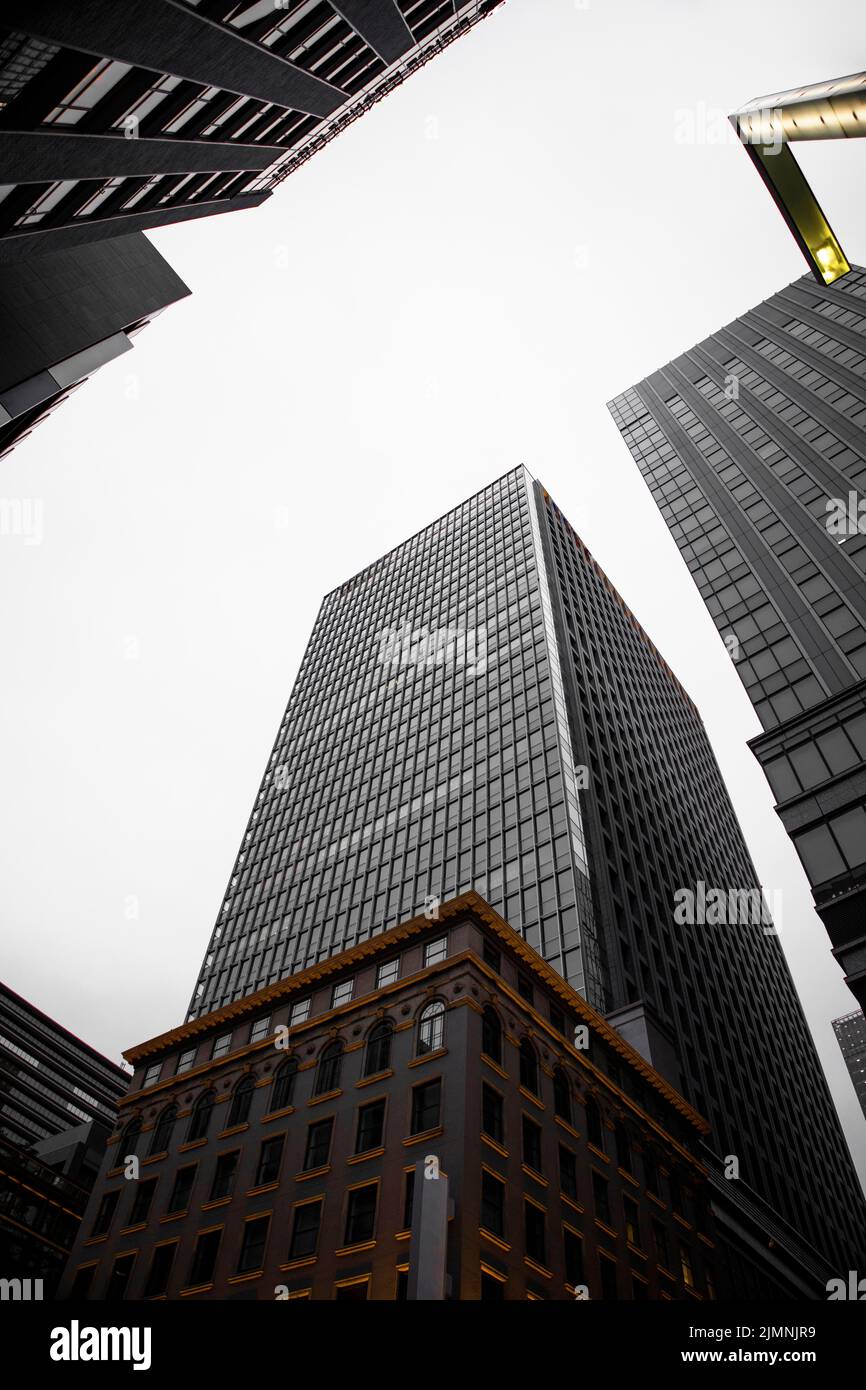Japanese culture with low angle buildings Stock Photo - Alamy
