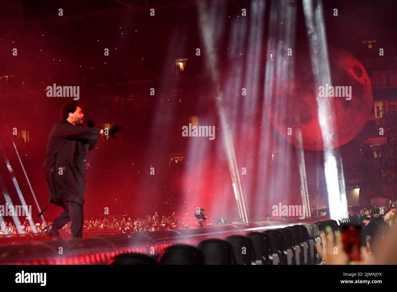 MIAMI GARDENS, FL - AUGUST 06: The Weeknd performs during The After ...