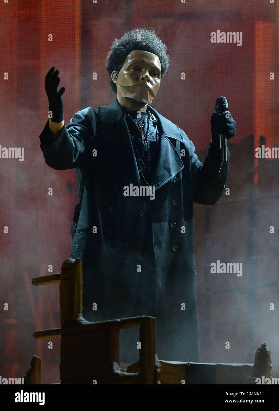 MIAMI GARDENS, FL - AUGUST 06: The Weeknd performs during The After ...