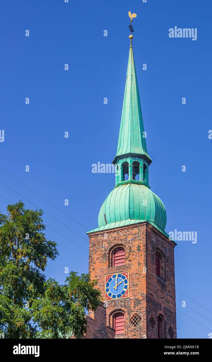 Tower of the church of our lady in Aarhus, Denmark Stock Photo - Alamy