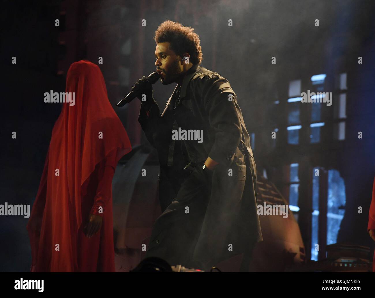 MIAMI GARDENS, FL - AUGUST 06: The Weeknd performs during The After ...