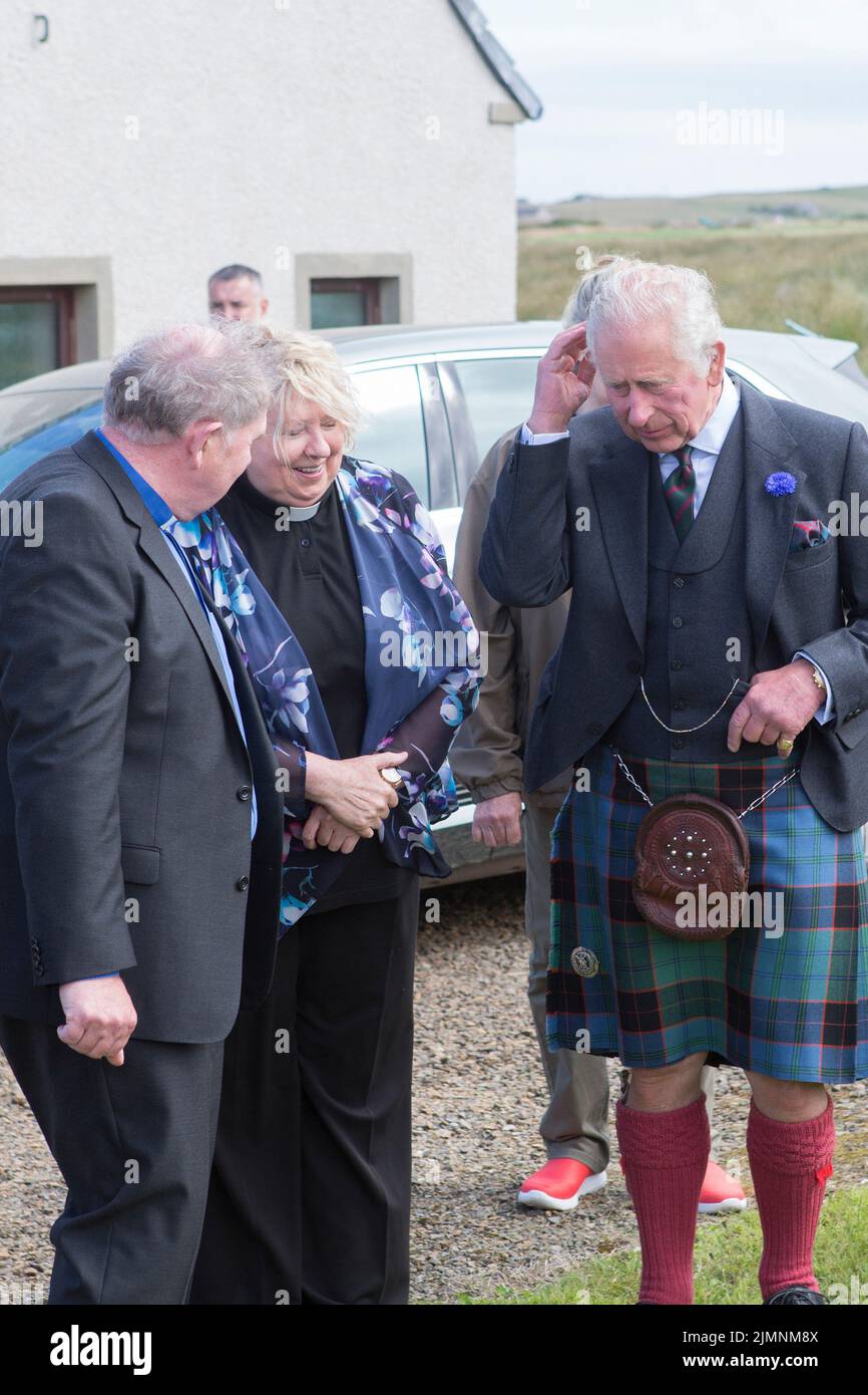 The Prince of Wales (right), known as the Duke of Rothesay while in ...
