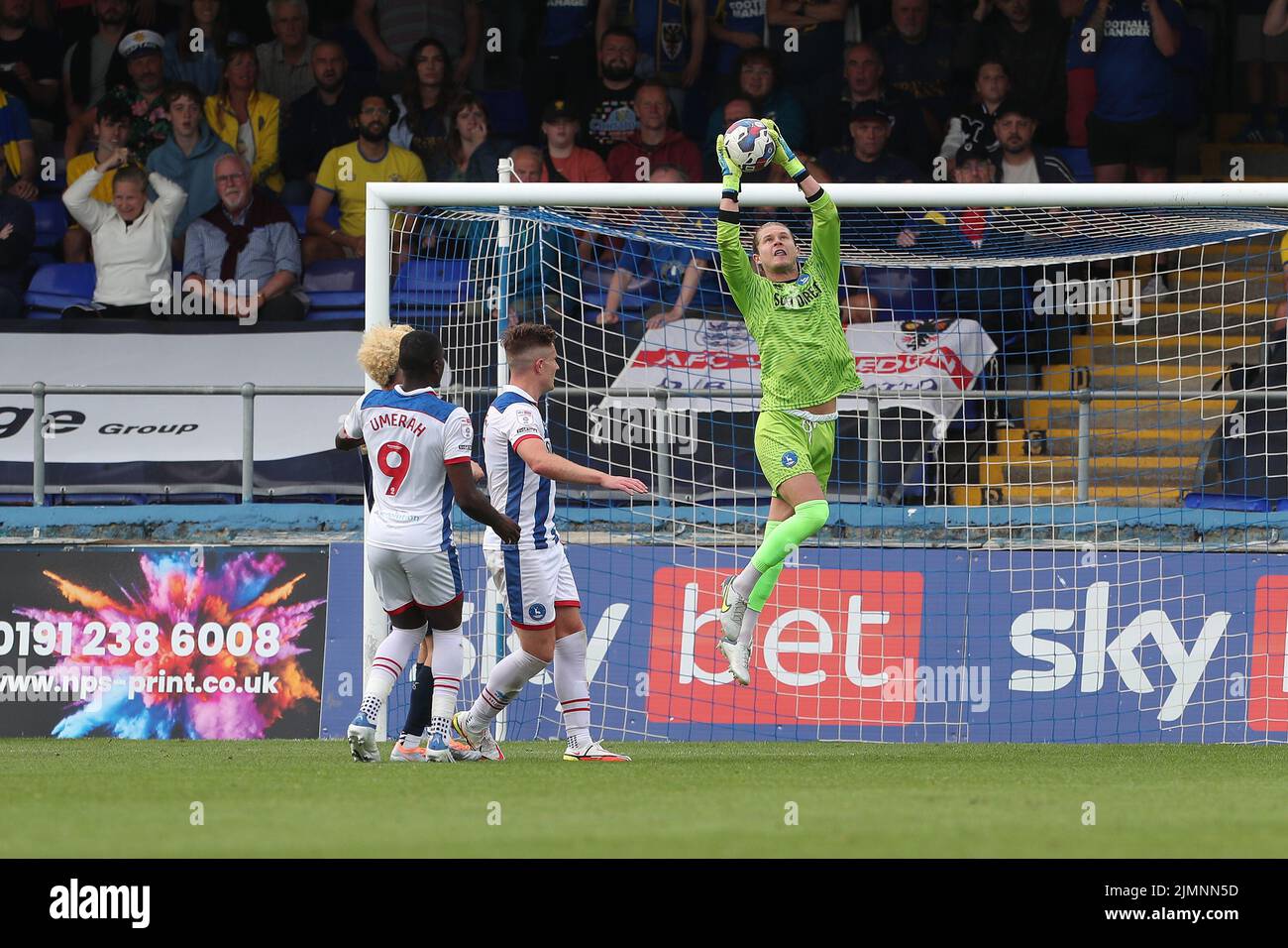 Ben Killip of Hartlepool United during the Sky Bet League 2 match ...