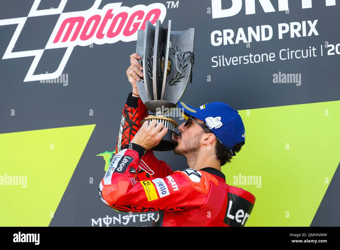 Francesco Bagnaia (Ducati Lenovo Team) celebrates winning after the ...