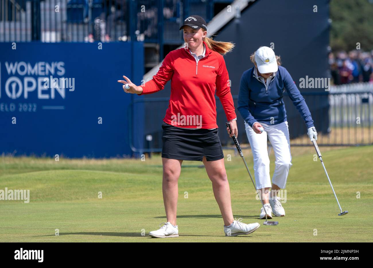 Scotland's Gemma Dryburgh on the 18th green during day four of the AIG ...