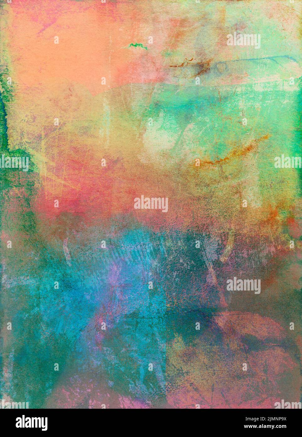 Painted background abstract, digital collage, textures and colors Stock ...