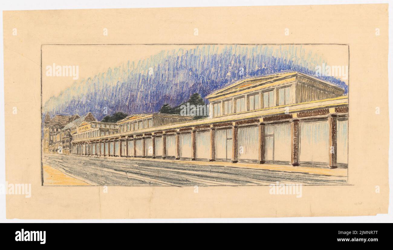 Poelzig Hans (1869-1936), shops at the Zoo, Berlin (1924-1925): Laden ...