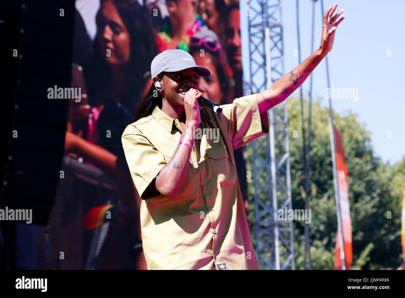 Brighton, UK . 07th Aug, 2022. City of Brighton & Hove. Cat Burns ...