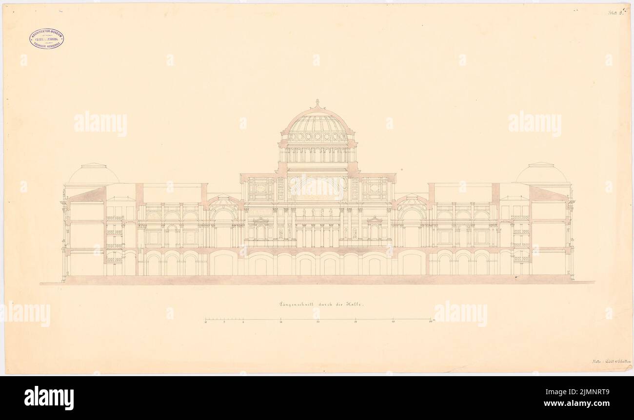 Berlin zweiter wettbewerb langsschnitt durch die halle 1 hi-res stock photography and images - Alamy