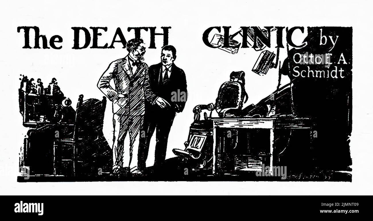 The Death Clinic, by Otto E. A. Schmidt. Illustration by Andrew ...