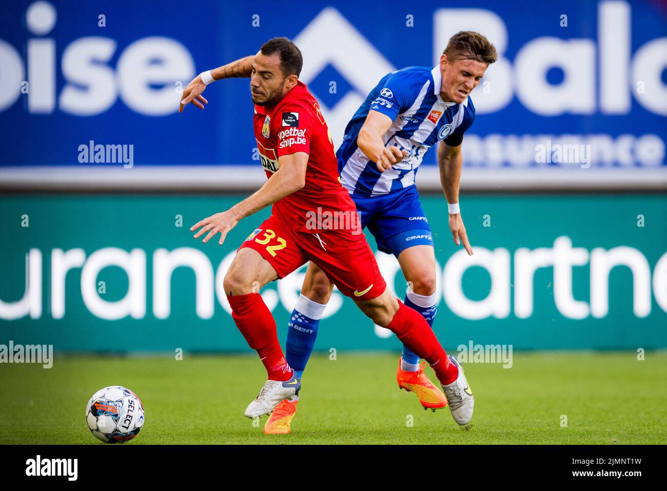 Westerlo's Edisson Jordanov and Gent's Alessio Castro-Montes fight for ...