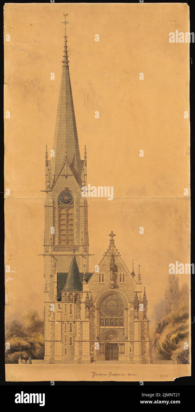 Peterskirche in frankfurt main 1891 hi-res stock photography and images ...