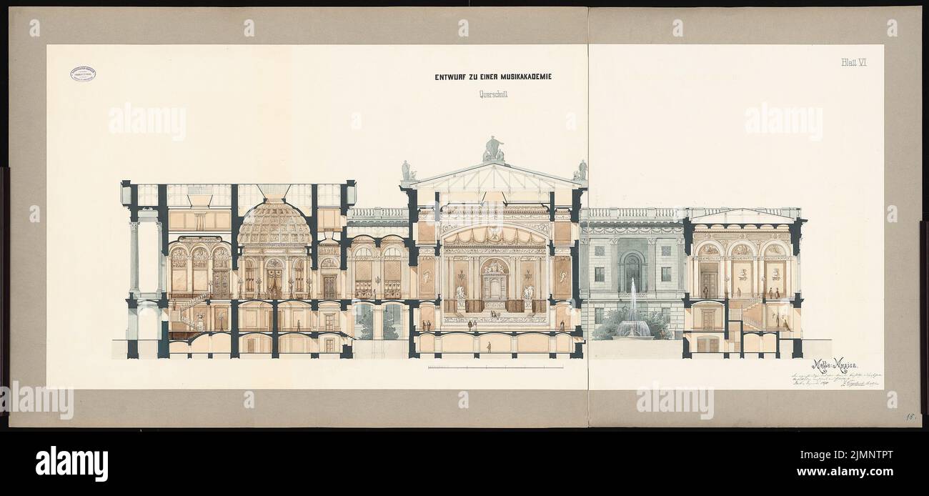 1903 querschnitt hi-res stock photography and images - Alamy