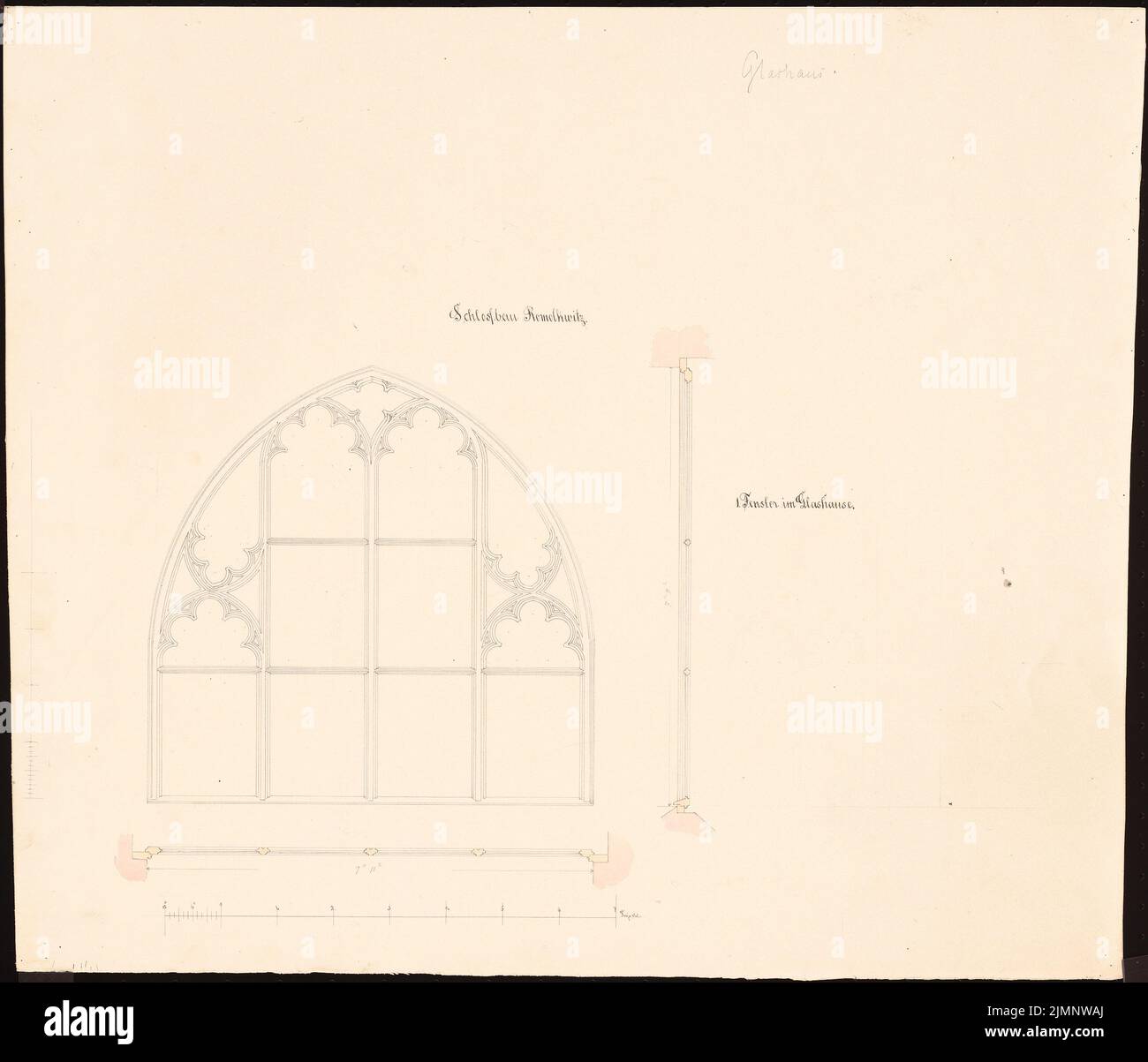 Lüdecke Carl Johann Bogislaw (1826-1894), Castle in Romolkwitz (1865 ...