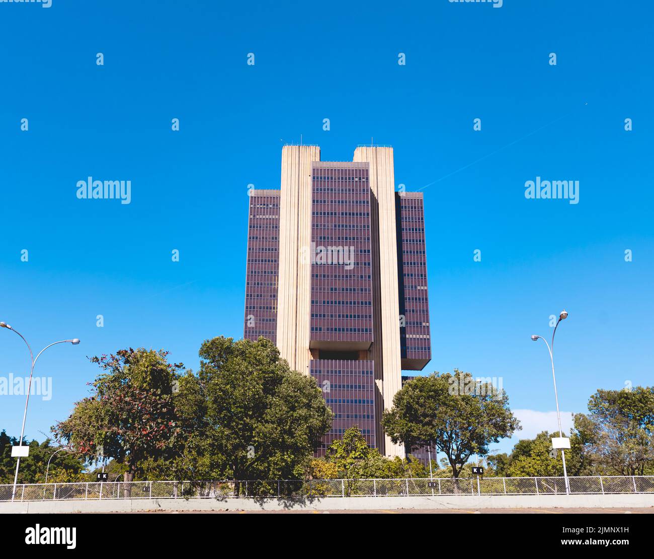Building of the central bank of Brazil in the city of Brasilia ...