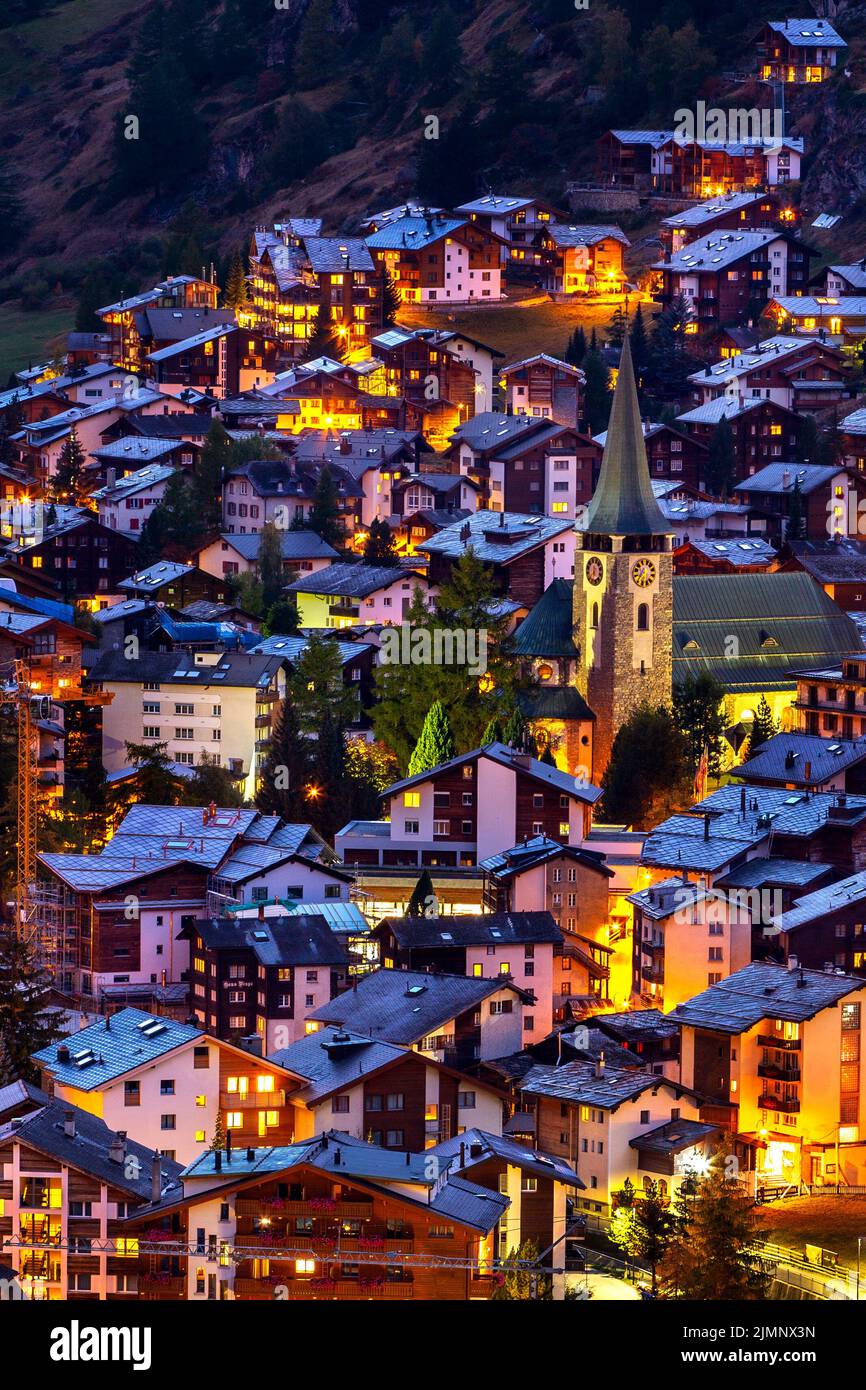 Switzerland alps vertical summer hi-res stock photography and images ...