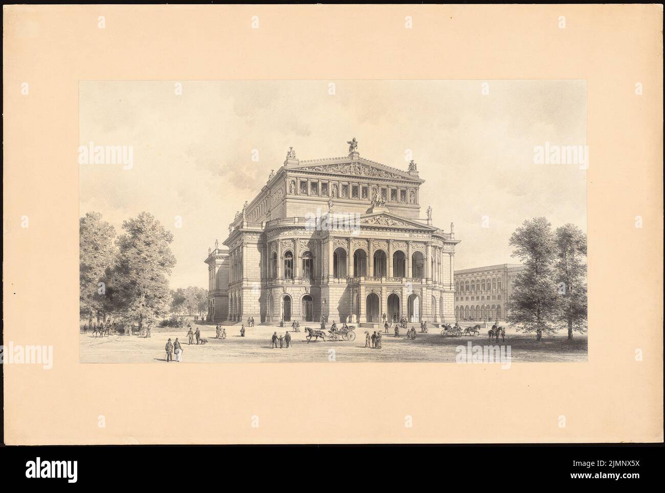 Richard lucae 1829 1877 neues theater oper hi-res stock photography and ...