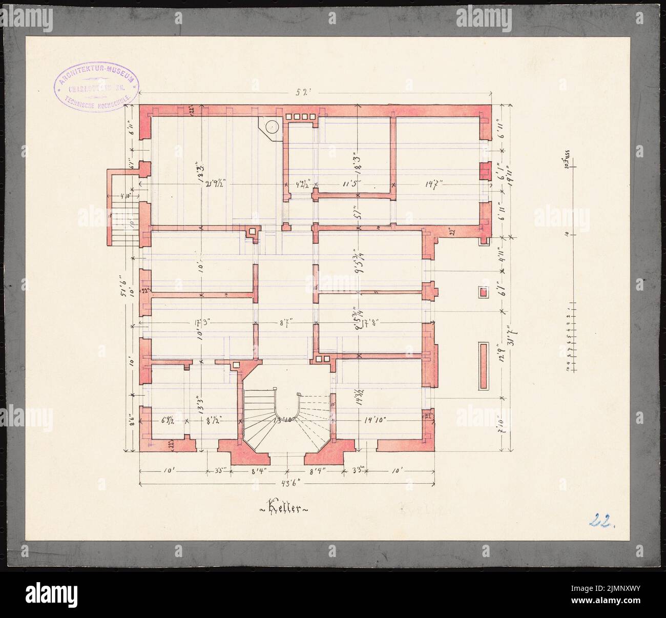 1867 grundriss keller hi-res stock photography and images - Alamy