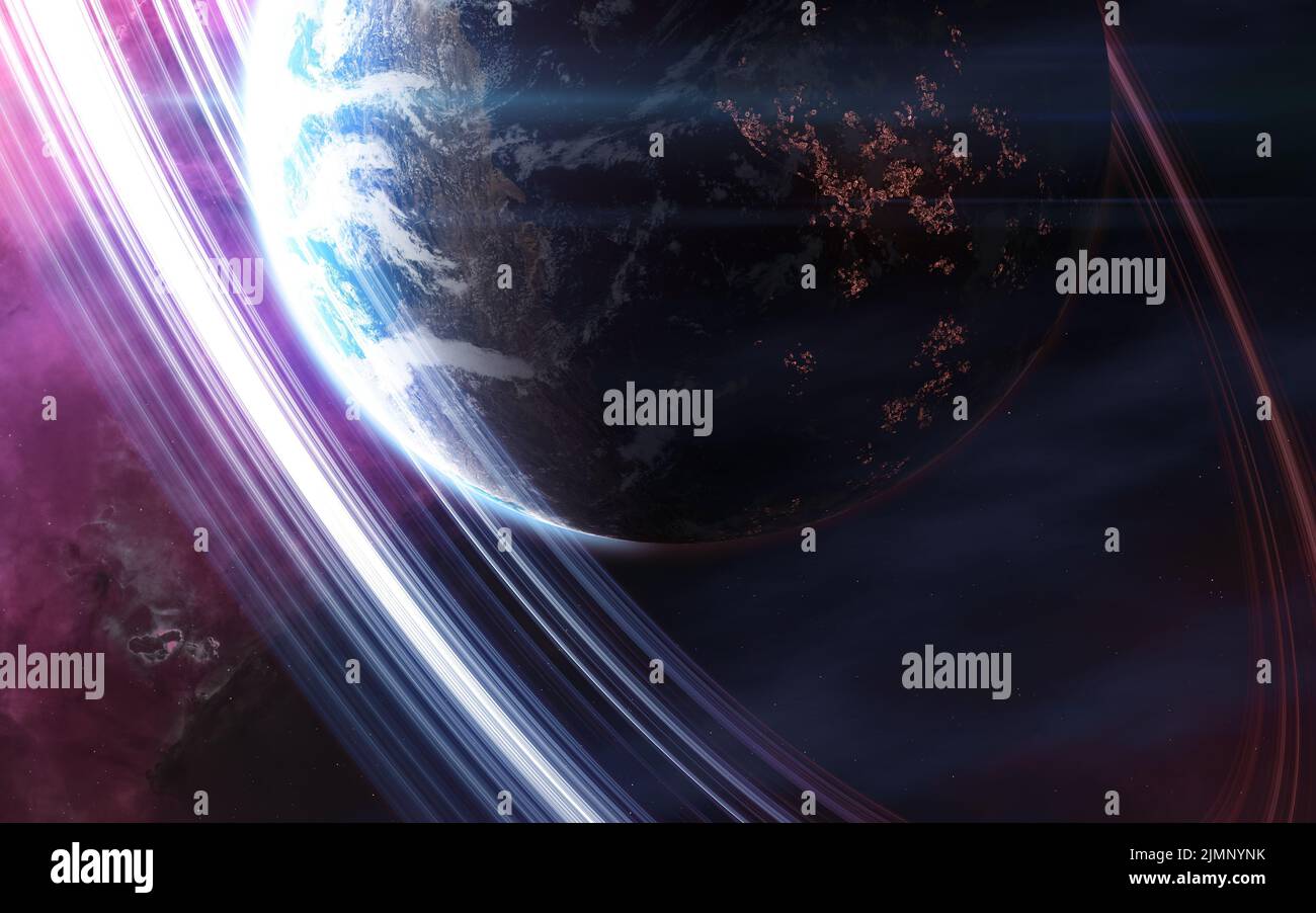 Planet backdrop hi-res stock photography and images - Alamy