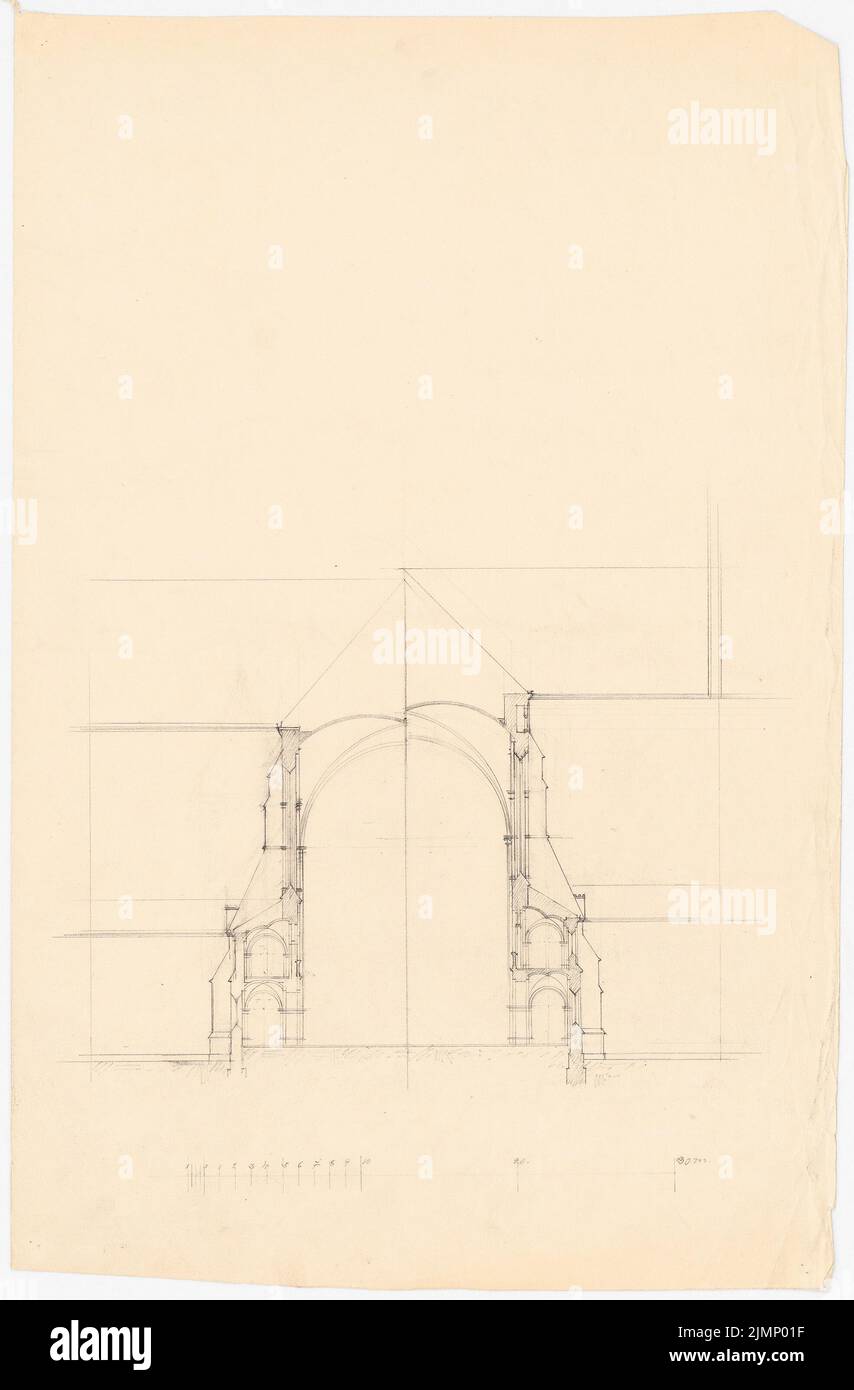 Lehmmübner Paul (1855-1916), church (without dat.): 2 cuts in the ...