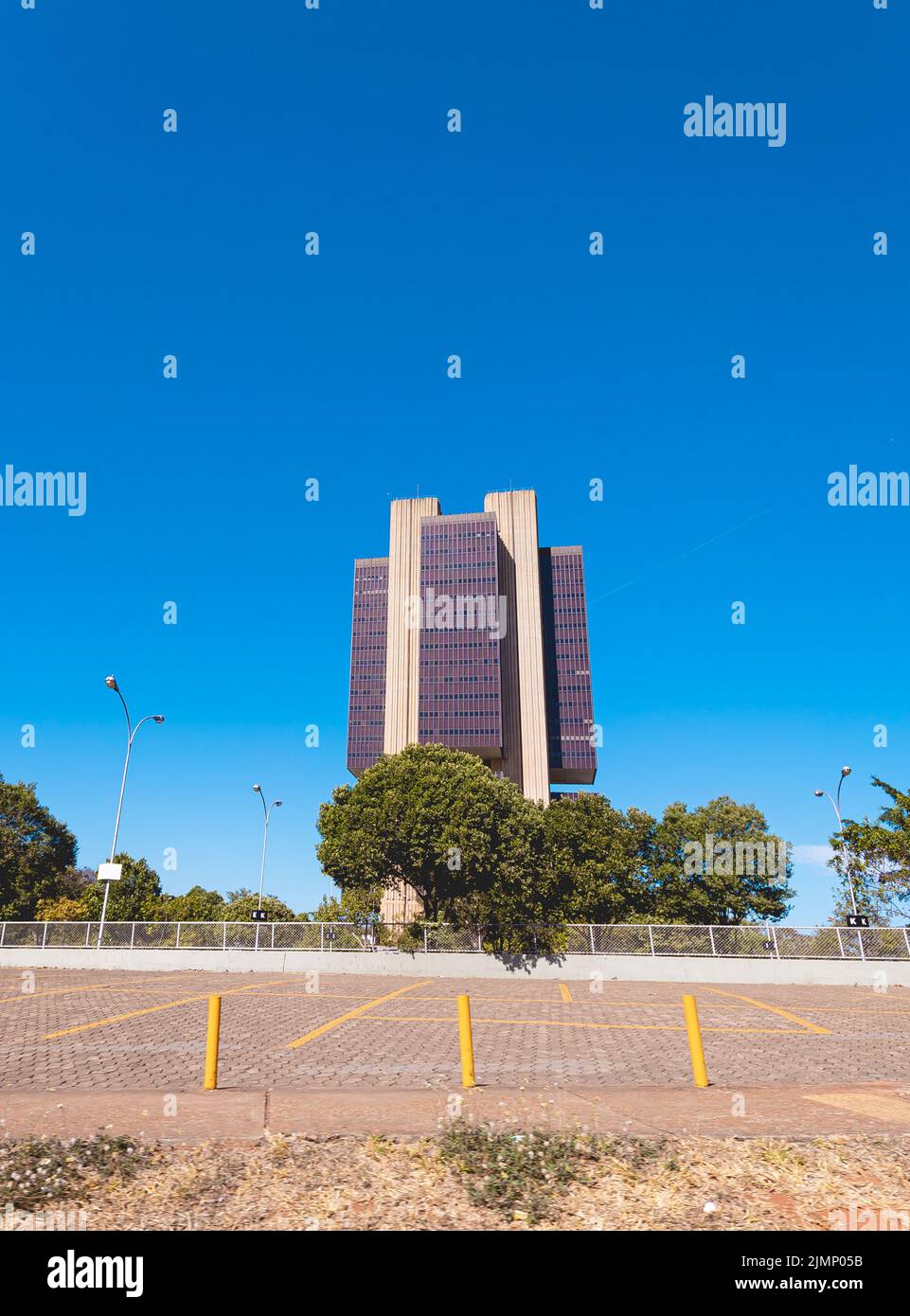 Building of the central bank of Brazil in the city of Brasilia ...