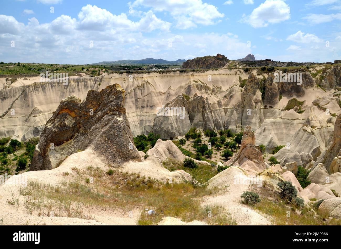 rocky volcanic landscape in cappadocia, turkey Stock Photo - Alamy