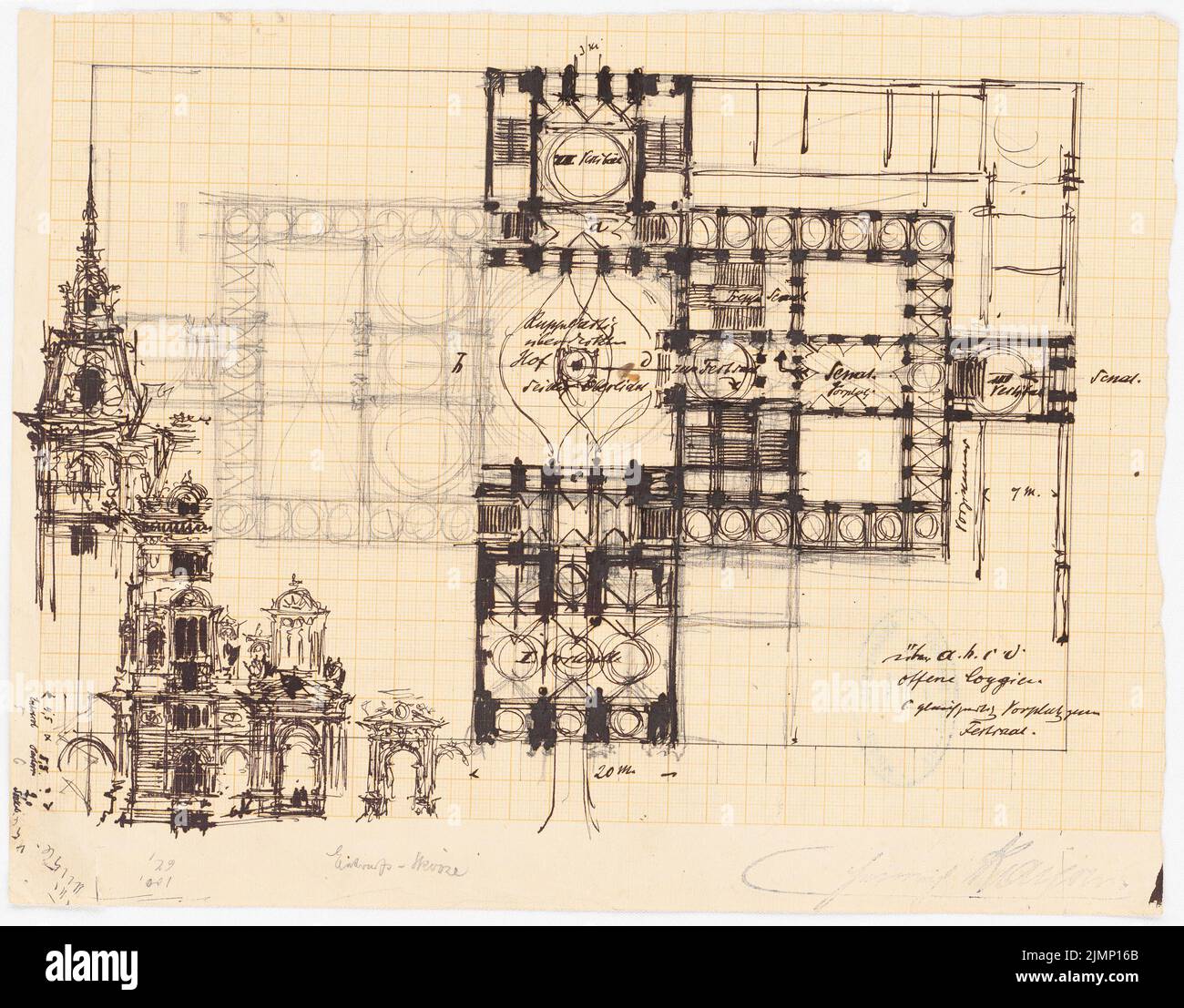 Exterior design city hall Cut Out Stock Images & Pictures - Alamy